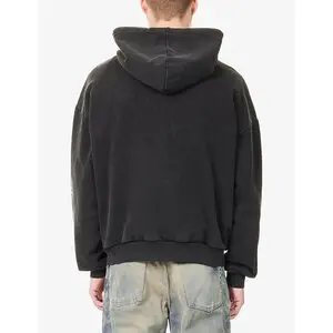 GODMADE Logo-print Zip-up Cotton Hoodie