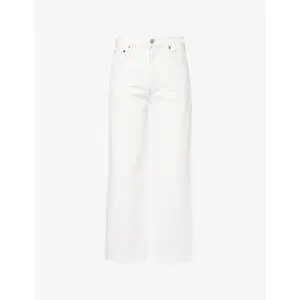 Women's Cropped Straight-Leg Denim
