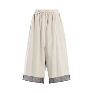 Y’s O-gathere Double Pants - Tan