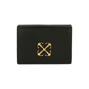 Off-White Jitney Mini Compact Wallet - Black