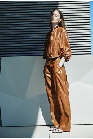 Yigal Azrouël Leather Pants