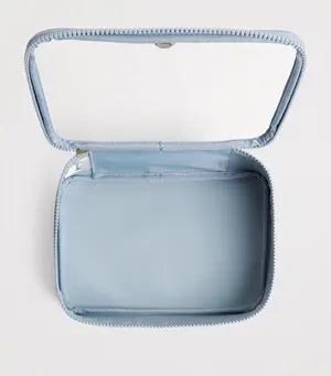 Harrods Clear Cosmetic Bag - Blue