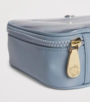 Harrods Clear Cosmetic Bag - Blue