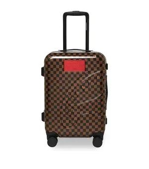SPRAYGROUND Embossed Check Cabin Suitcase