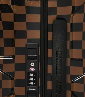 SPRAYGROUND Embossed Check Cabin Suitcase