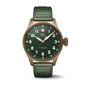 IWC SCHAFFHAUSEN Pre-owned Big Pilot�s Spitfire Green Dial Watch, 43mm,|riw329702#6338424