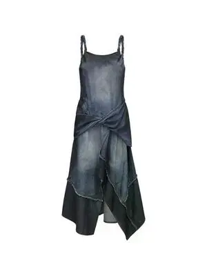 FENG CHEN WANG Layered Twisted-detail Dress