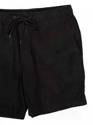 JAMES PERSE Drawstring Waist Linen Shorts