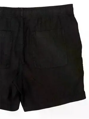 JAMES PERSE Drawstring Waist Linen Shorts