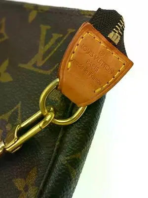 LOUIS VUITTON 2001 Monogram Pochette Accessoires Handbag - Brown