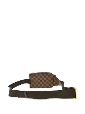 LOUIS VUITTON 2009 Damier Geronimos Belt Bag - Brown
