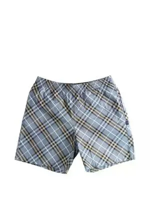 Burberry Check-pattern Swim Shorts
