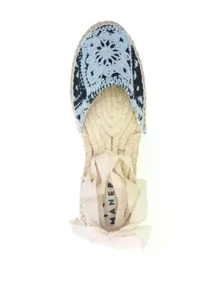 Manebí Crochet-knit Espadrilles