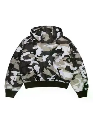 StÜssy Flight Camouflage-print Hooded Jacket