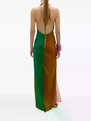 Silvia Tcherassi Halter Twisted Dress