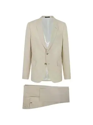 Paul Smith Single-breasted Notch-lapel Suit - Neutrals
