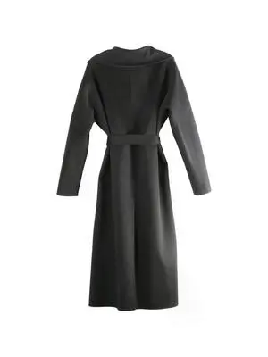 THE ROW Belted Coat With Shawl Lapels