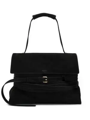 Moschino Medium Tie Me Tote - Black