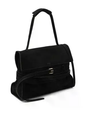 Moschino Medium Tie Me Tote - Black