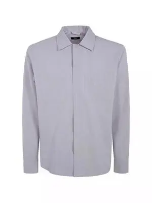 Herno Seersucker Textured Shirt Jacket