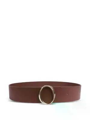 Orciani Liberty Oval-buckle Belt - Brown