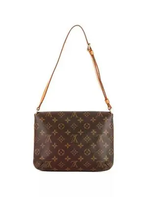 LOUIS VUITTON Musette Tango Monogram Shoulder Bag - Brown
