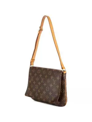LOUIS VUITTON Musette Tango Monogram Shoulder Bag - Brown