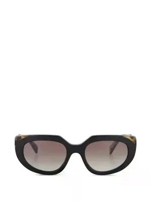 Prada Geometric-frame Sunglasses - Black