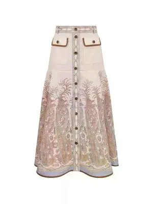 Zimmermann Button Detailed Skirts