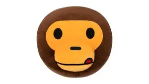 A BATHING APE Baby Milo Hand Warmer Cusion - Brown