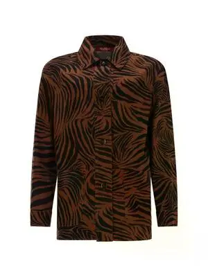 Max Mara Zebra-print Shirt