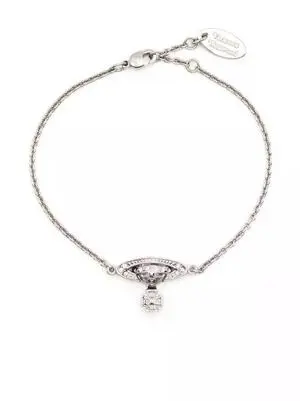 VIVIENNE WESTWOOD Tone Orb Charm Bracelet With Crystal Embellishment