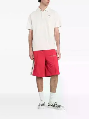 Palm Angels Logo-print Side-stripe Shorts