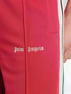 Palm Angels Logo-print Side-stripe Shorts