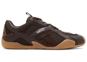 Versace Galaxia Gum Sneakers - Brown