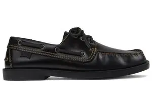 Camper Don Leather Loafers - Black