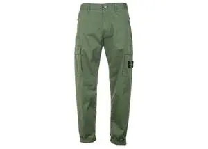 Stone Island Slim Cargo Pants - Olive
