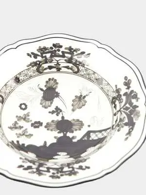 GINORI 1735 Oriente Italiano Albus Soup Plate - White