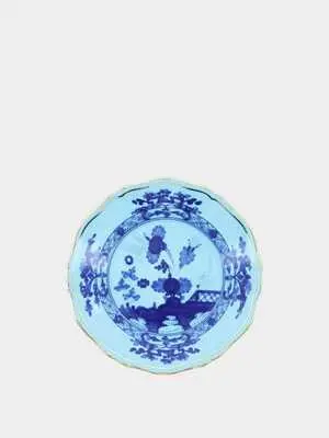 GINORI 1735 Oriente Italiano Iris Bread Plate - Blue