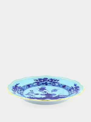GINORI 1735 Oriente Italiano Iris Bread Plate - Blue