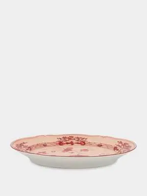 GINORI 1735 Oriente Italiano Oval Flat Platter - Red