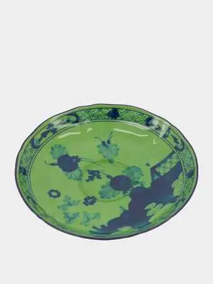 GINORI 1735 Oriente Italiano Malachite Coffee Saucer - Green