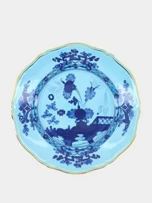 GINORI 1735 Oriente Italiano Iris Dinner Plate - Blue