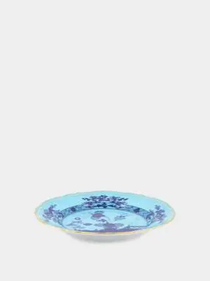 GINORI 1735 Oriente Italiano Iris Dessert Plate - Blue