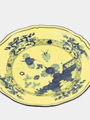 GINORI 1735 Oriente Italiano Citrino Dessert Plate - Yellow