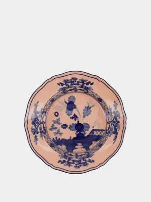 GINORI 1735 Oriente Italiano Cipria Dessert Plate - Orange