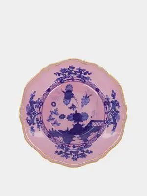 GINORI 1735 Oriente Italiano Azalea Soup/pasta Plate - Pink