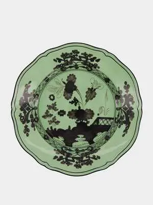 GINORI 1735 Oriente Italiano Bario Dinner Plate - Green