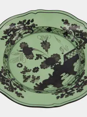 GINORI 1735 Oriente Italiano Bario Dinner Plate - Green