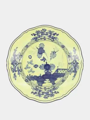 GINORI 1735 Oriente Italiano Citrino Dinner Plate - Yellow